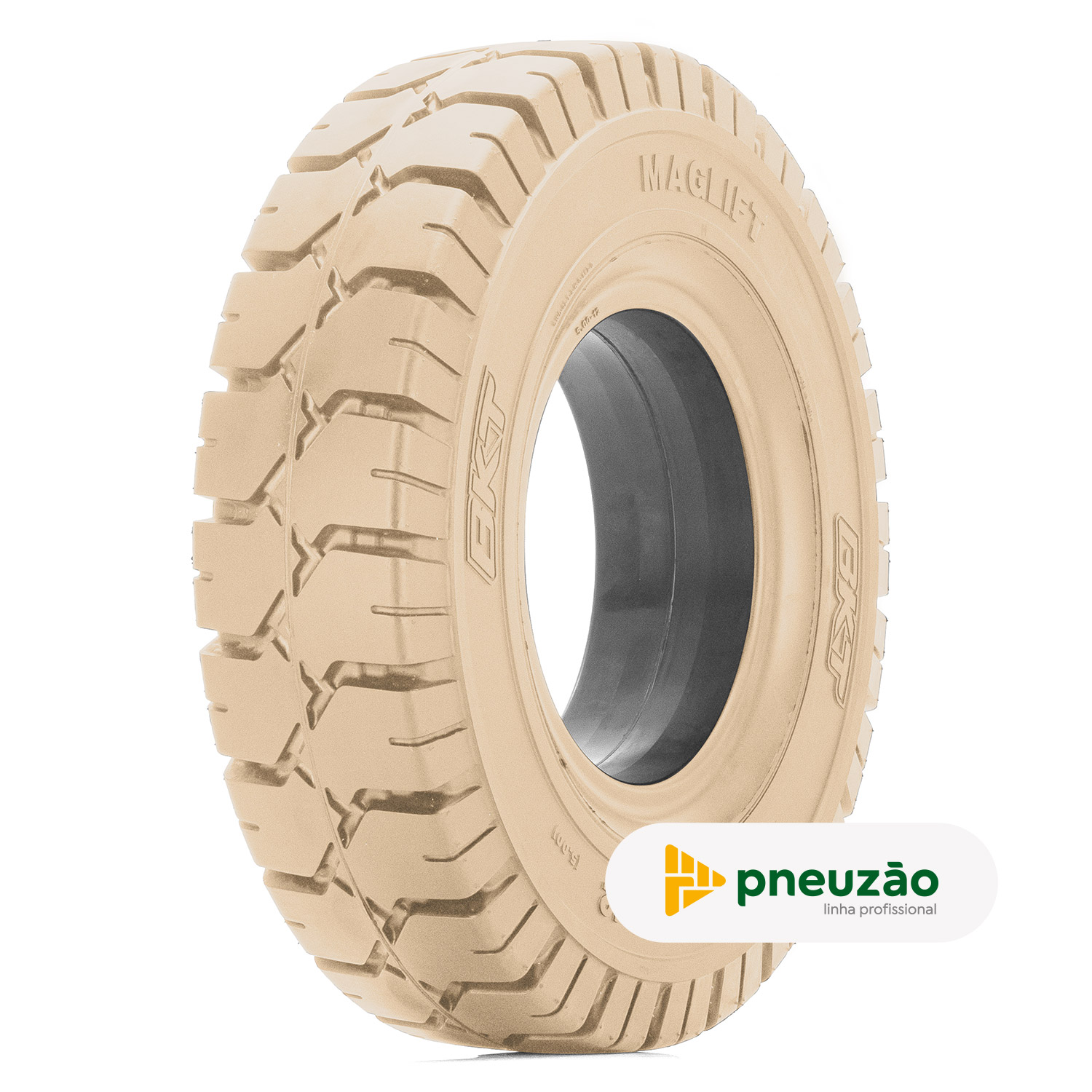 PNEU 8.15-15 (28x9-15) - (RODA 7.00") MAGLIFT STD (SÓLIDO BRANCO) BKT ...